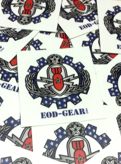 These EOD Stickers are great for placing anywhere.