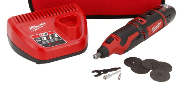 Milwaukee M12 12.0 V Cordless Rotary Tool and Bit Set - EOD Gear
