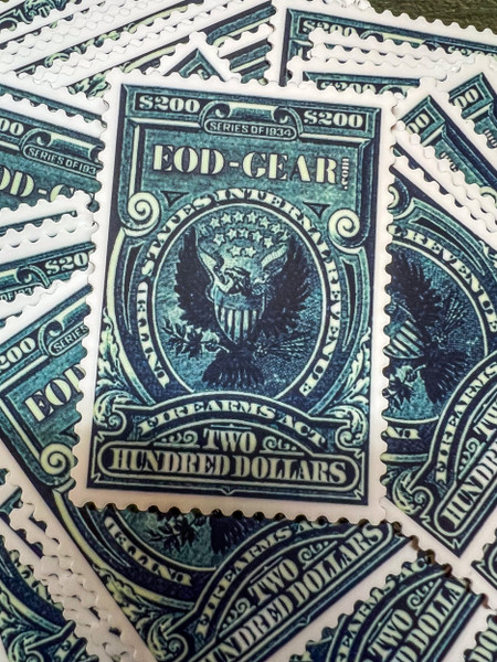 ATF TAX Stamp Sticker | Type 10 FFL | EOD Gear