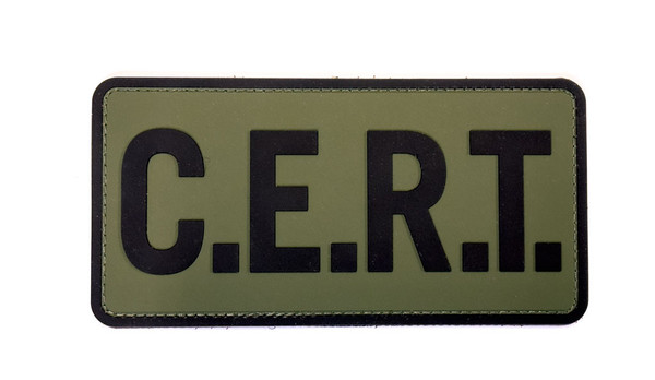 CERT PVC Patch | Durable, Professional, Hook Backed | EOD Gear