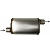Type 1 Muffler - Center End IN - End out Center