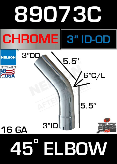 45 Degree Exhaust Elbows