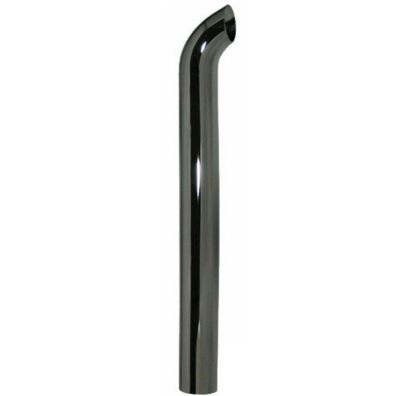 4" x 18" Curved Exhaust Stack Chrome or Tail Pipe OD Bottom Nelson 89155C