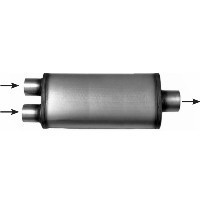Type 1 Muffler - Center End IN - End out Center