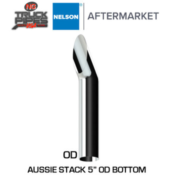 Aussie Cut Chrome Exhaust Stack Pipes