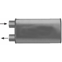 Type 1 Muffler - Center End IN - End out Center