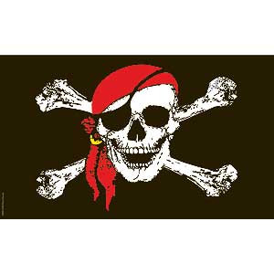 Red Scarf Pirate - fredsflags
