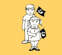 POW-MIA Stick Flags Promotional Item - fredsflags