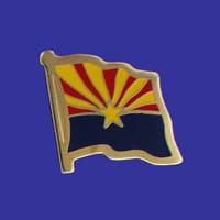 Arizona Single Flag Lapel Pin - fredsflags