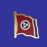 Tennessee Single Flag Lapel Pin - fredsflags