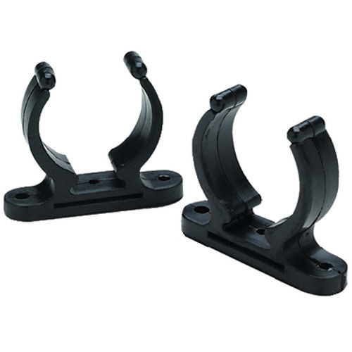 Pack of 2 Fiberglass Reinforced Black Nylon Boat Hook Clips for Boats ...