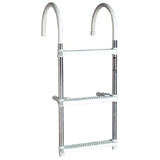 3 Step Over Gunwale Aluminum Boarding Ladder for Boats - White's Marine