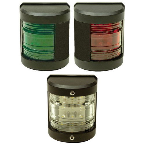 Set of LED Classic Side Mount Red, Green & White Navigation Lights for ...