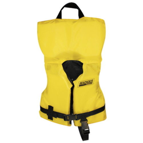 Yellow Infant Sized Type II PFD Safety & Life Vest for Boats - White's ...