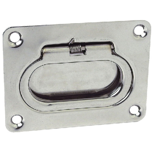 3 x 2-1/4 Inch Stainless Steel Flush Hatch Handle for Boats, RVs and ...