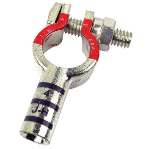 4 AWG Positive Post Top Style Battery Terminal for Boats - White's Marine