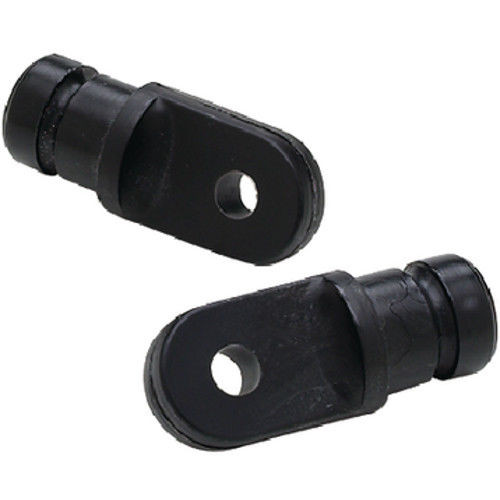 2 Pack of 7/8 Inch OD Round Tubing Bimini Top Black Plastic Internal ...
