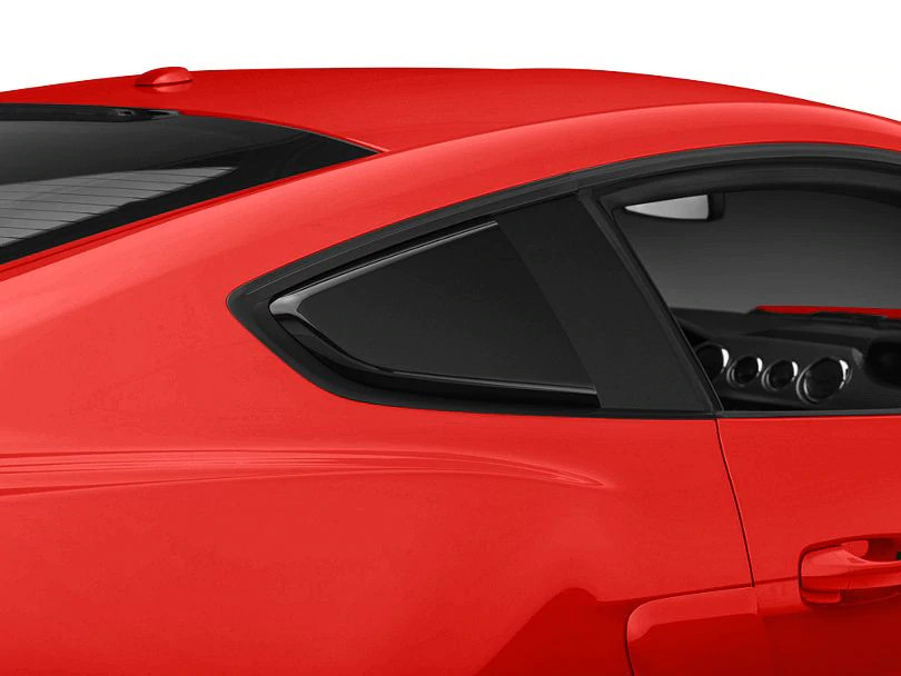 2015-2023 MP CONCEPTS MUSTANG QUARTER WINDOW SCOOPS – GLOSS BLACK ...