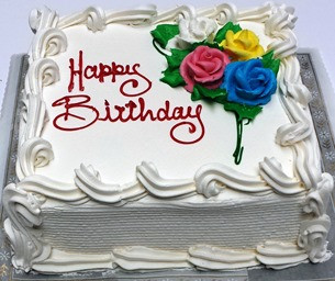 10" SQUARE CUSTOM CAKE - Veniero's