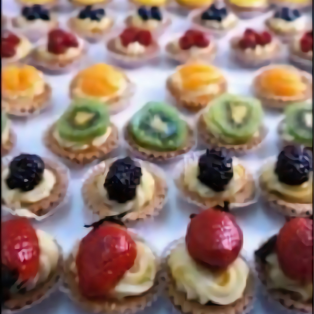 Assorted Mini Fruit Tarts box - Veniero's
