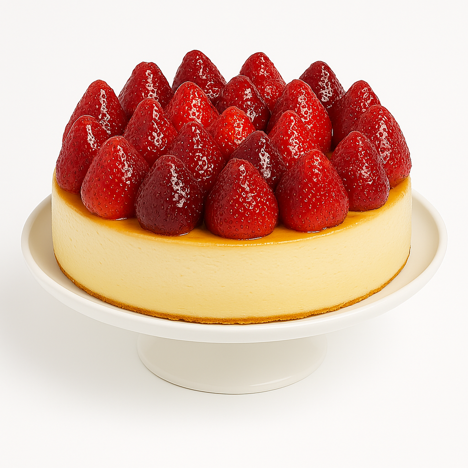 NY Cheesecake w/Strawberries - 6" - Veniero's