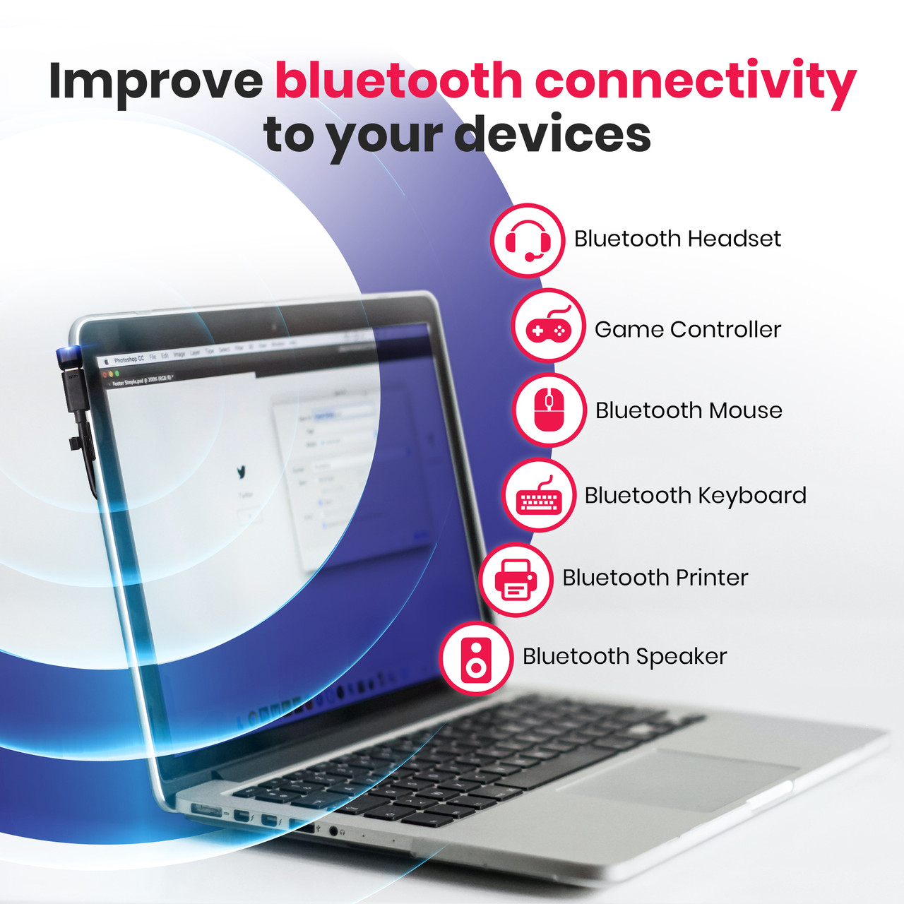 Bluetooth Range Extender - Blue Beacon for Bluetooth Headphones ...