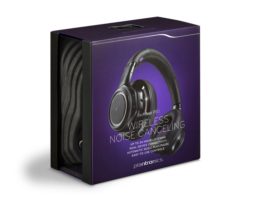 Plantronics Backbeat PRO+ Wireless Noise Canceling Headphones + HI-FI ...