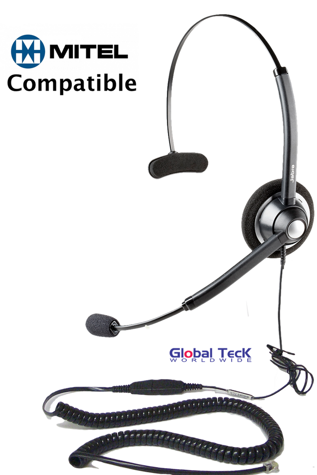 Mitel Compatible XS 825 Duo Direct Connect Headset with Inteli cord ...