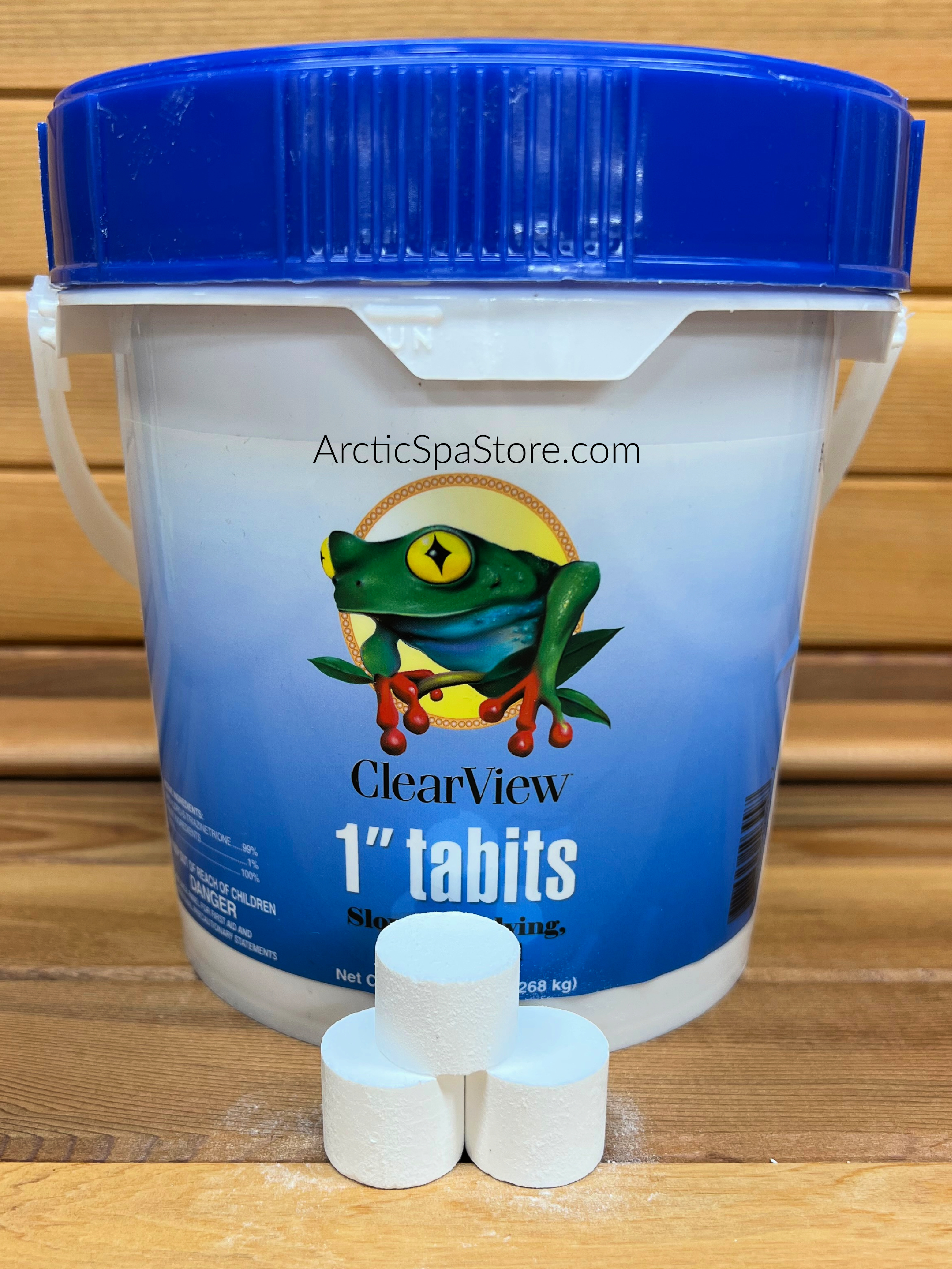 1" Chlorine Tablets 5# Bucket Clearview - Arctic Spa Store