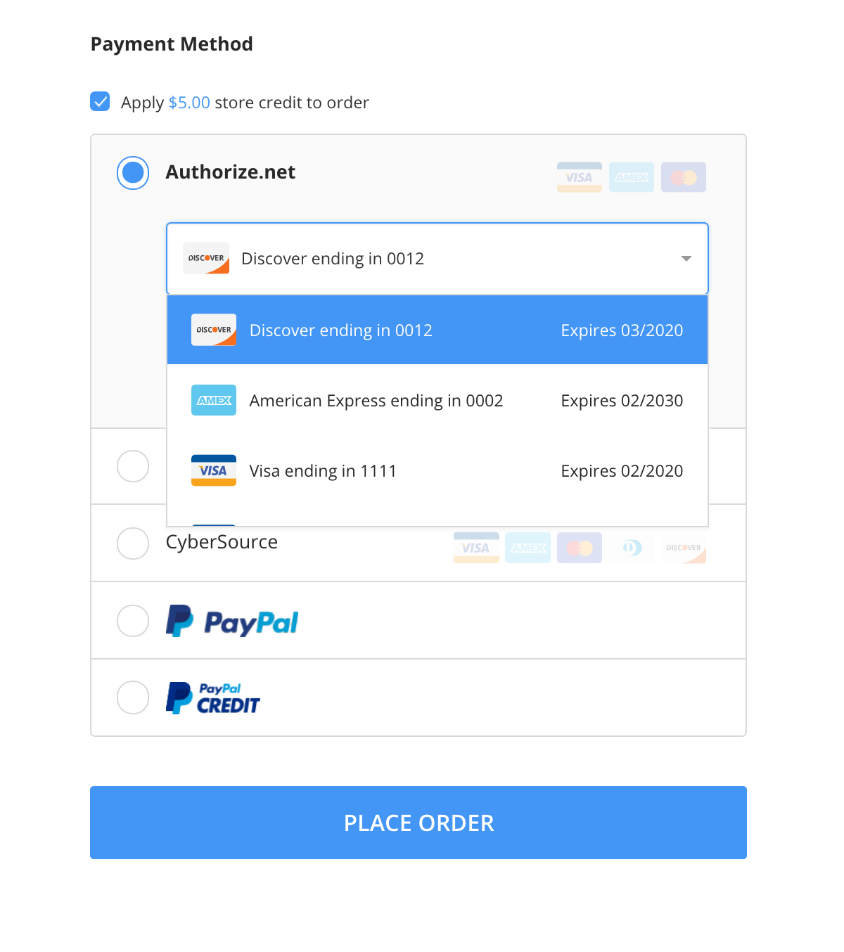 Securely store your credit card on your Arctic Spa Store account ...