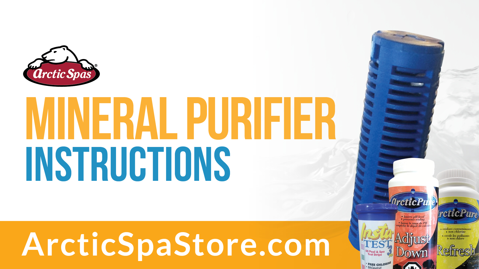 How to take care of your Arctic Spa Water with a Mineral Purifier ...