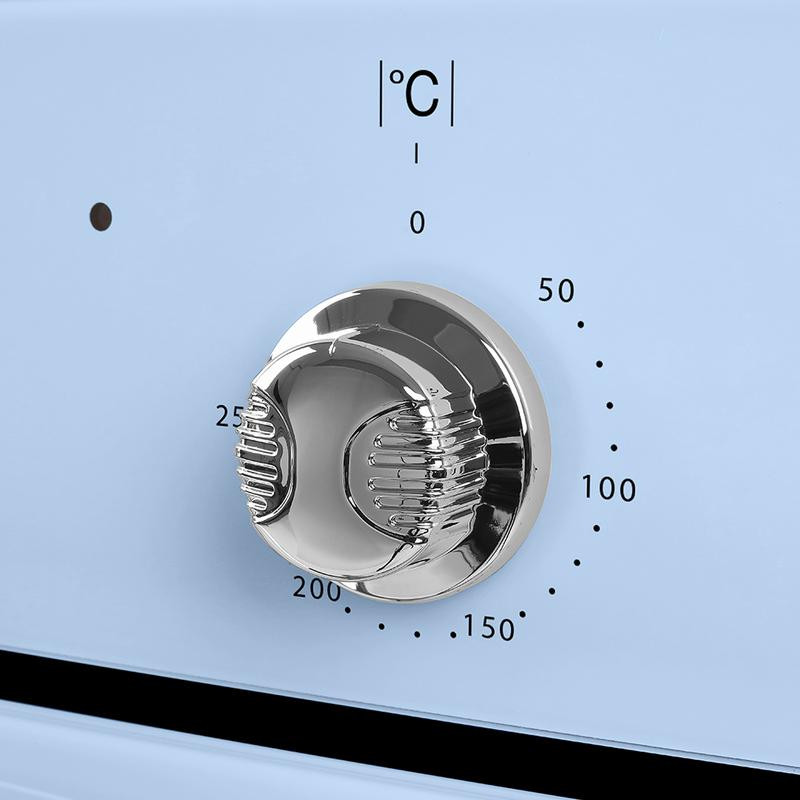 Swan Retro Built-in Electric Single Oven - Blue - Cut Price Kitchens