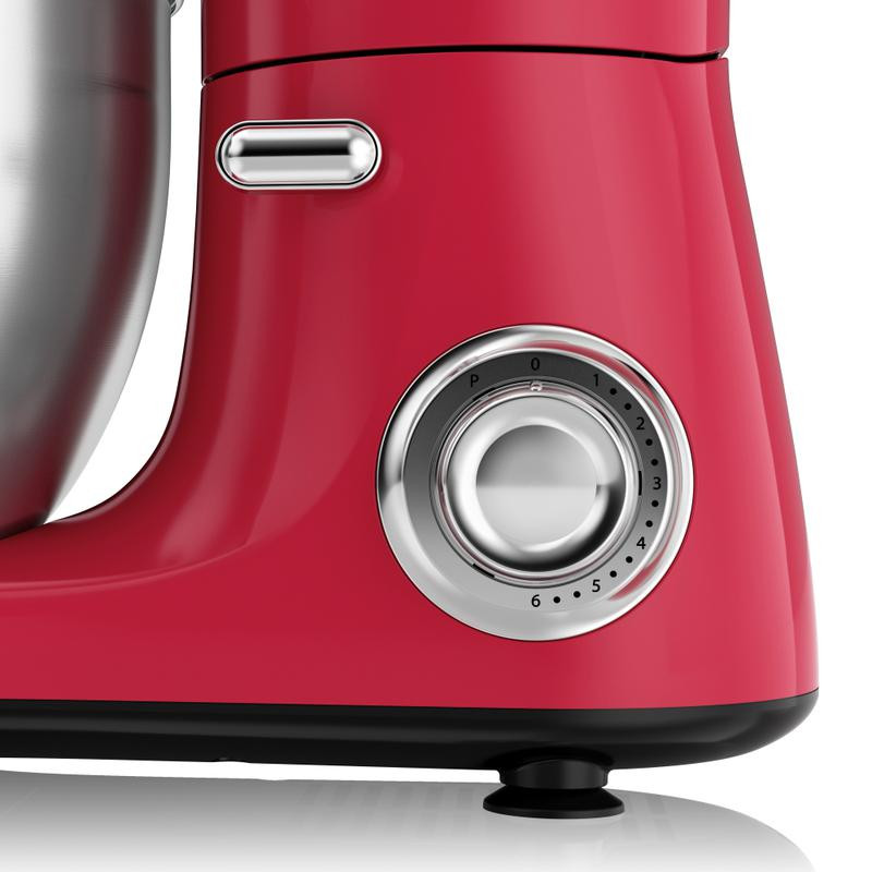 Swan 800W Retro Stand Mixer - Red - Cut Price Kitchens