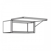 Mallow Modern Oak 600mm x 290mm Bridging Unit - Cut Price Kitchens