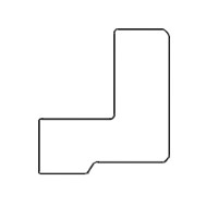 Mallow Modern Oak Square Cornice / Pelmet 3.0m - Cut Price Kitchens