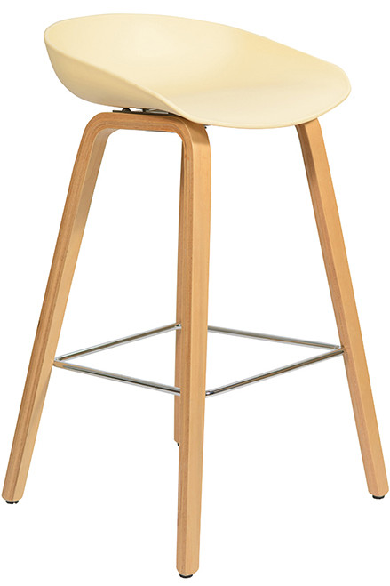 Cream Equator Bar Stool - Cut Price Kitchens