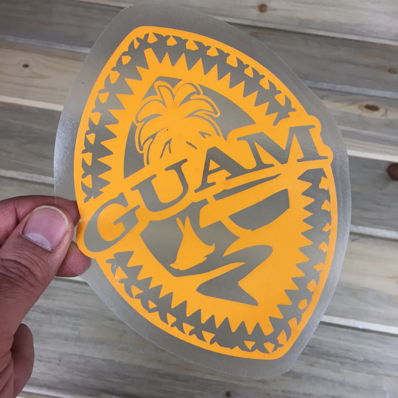 Tribal Guam Seal Motif Fine Art Poster Illustration - 18x24 inches ...
