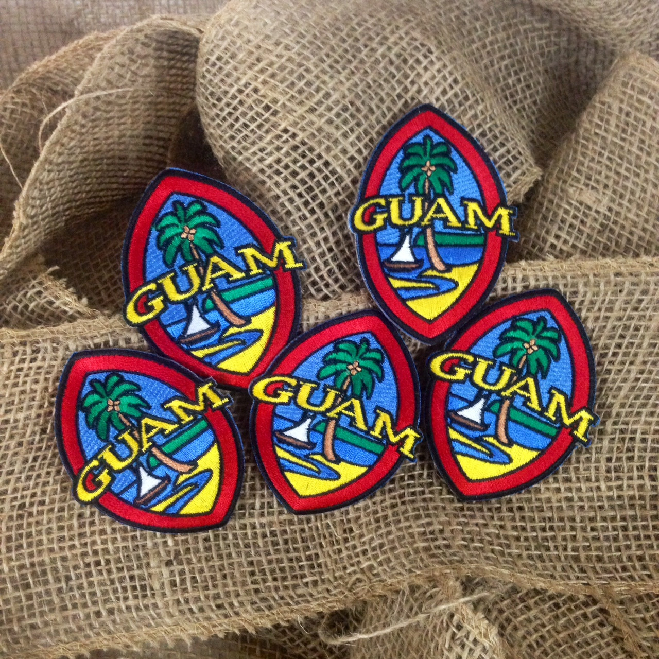 Embroidered Modern Guam Seal