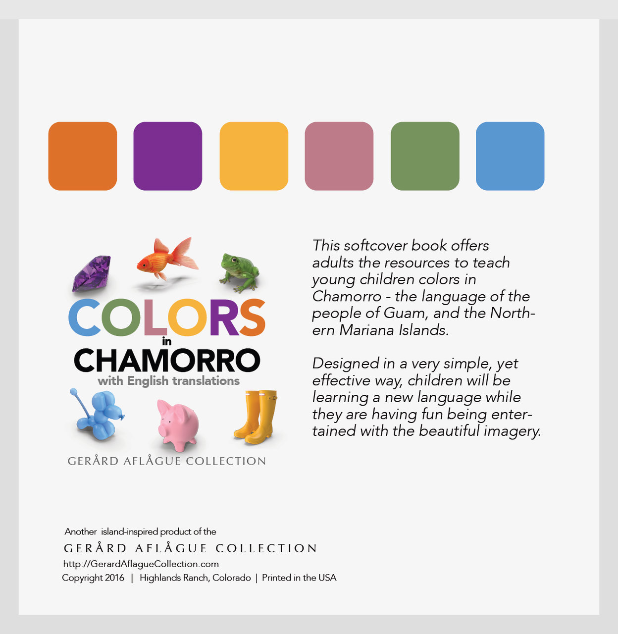 Colors in Chamorro Soft-Cover Book