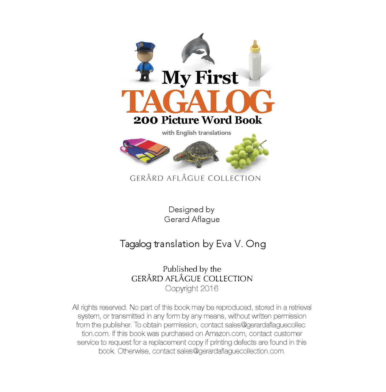 My First Tagalog 200 Picture Word Book