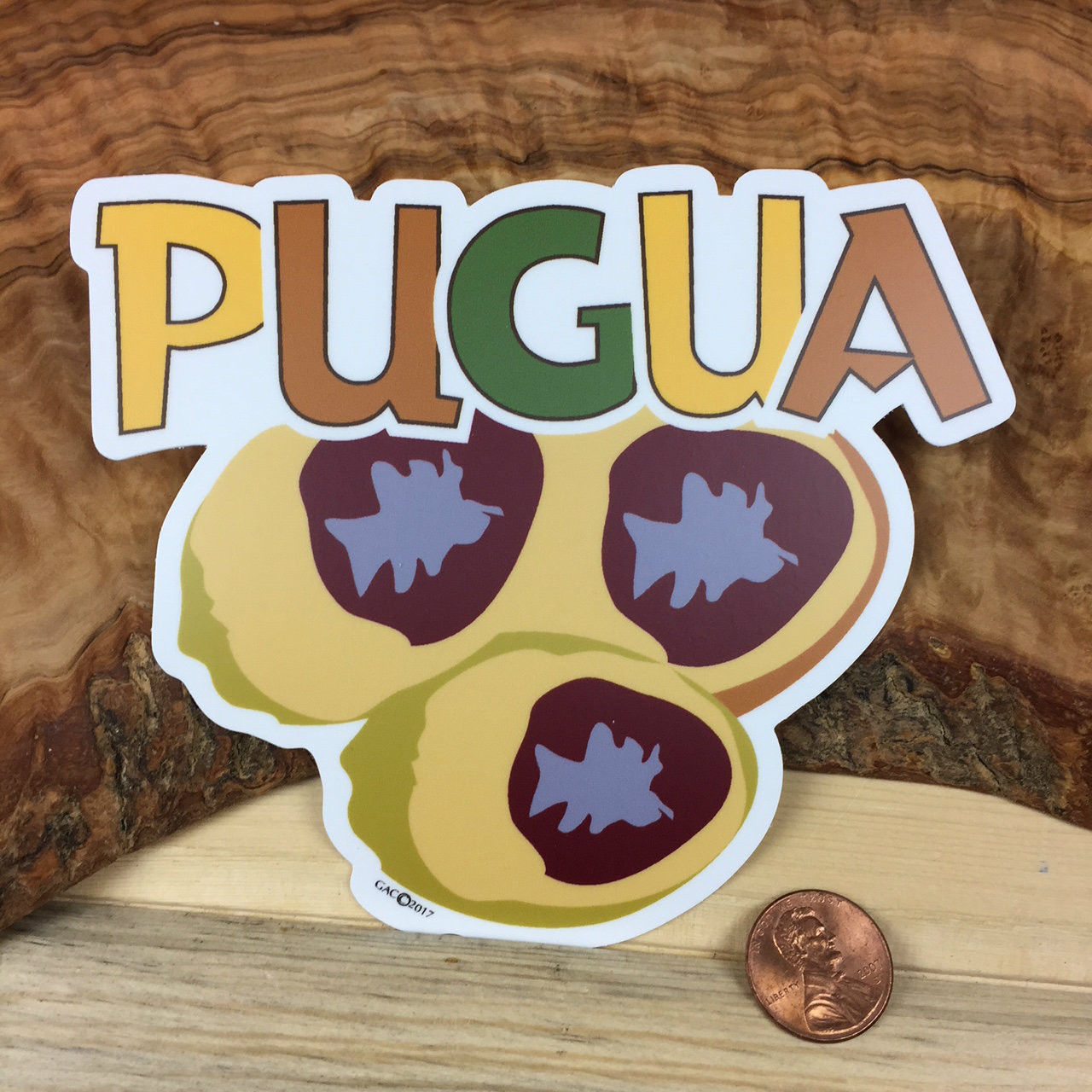 Pugua Betal Nut - Guam and CNMI Dope Decal Sticker