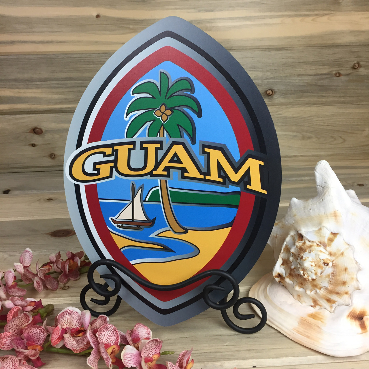 Modern Guam Seal Table Top Dope Decor