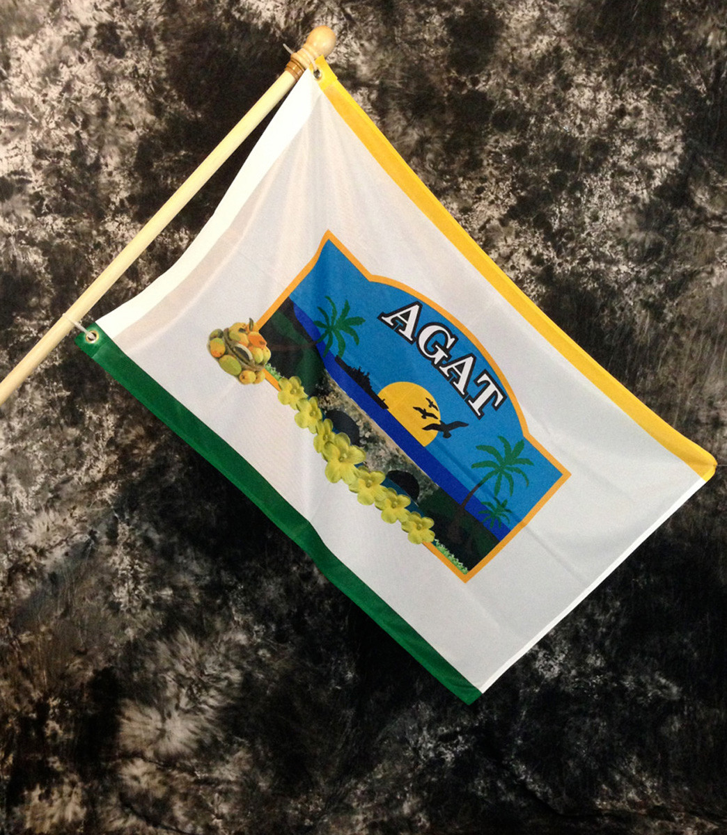Flag of the Municipality of Agat (Hagat)
