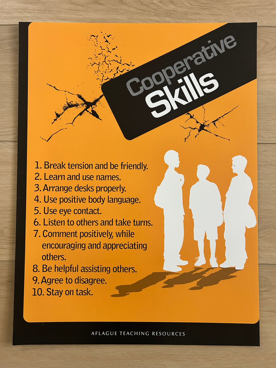 Cooperative Skills Teacher Poster - 18x24