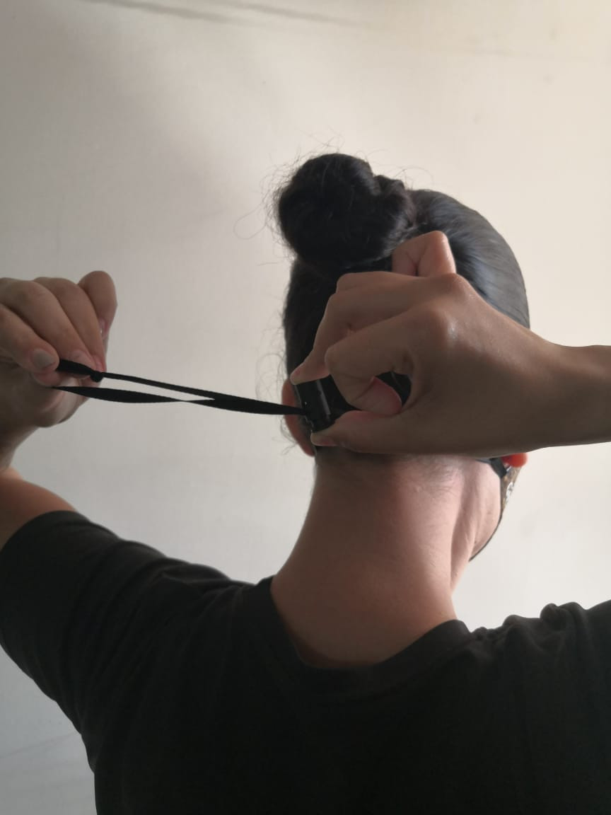 Hafa Adai Tropical Leaf Motif Face Mask