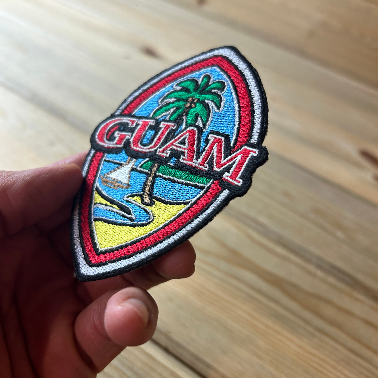 Embroidered 3.5" Modern Guam Seal Jiu Jitsu and Jacket Patch | Gerard Aflague Collection