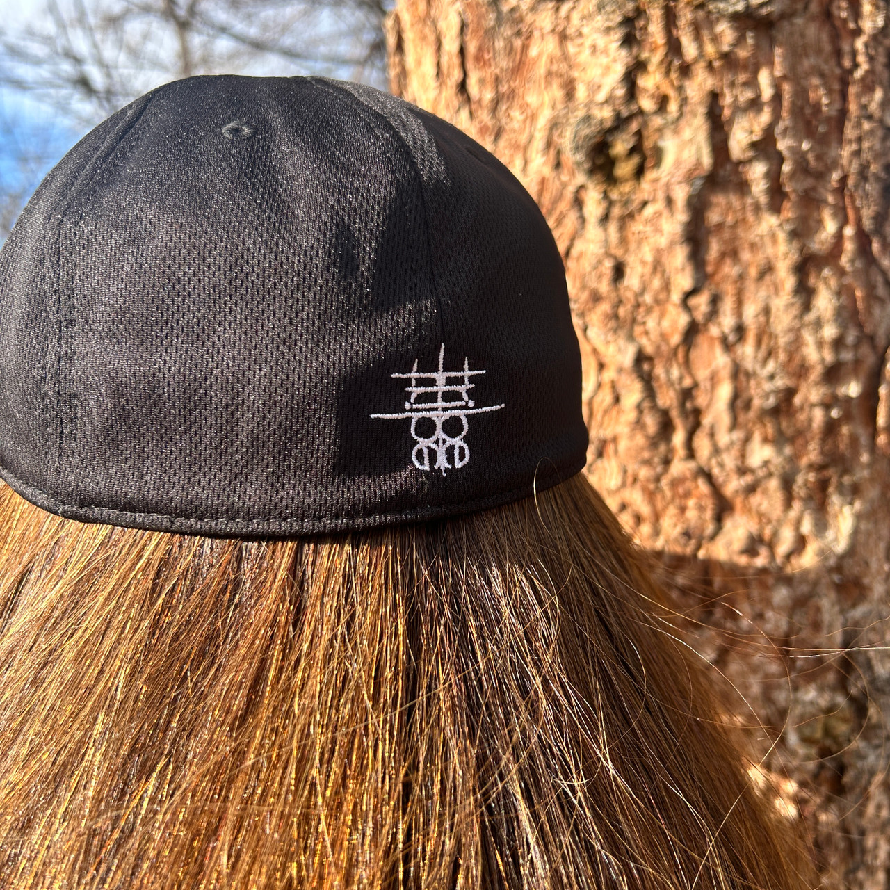 Black Modern Guam Seal A-Flex Hat