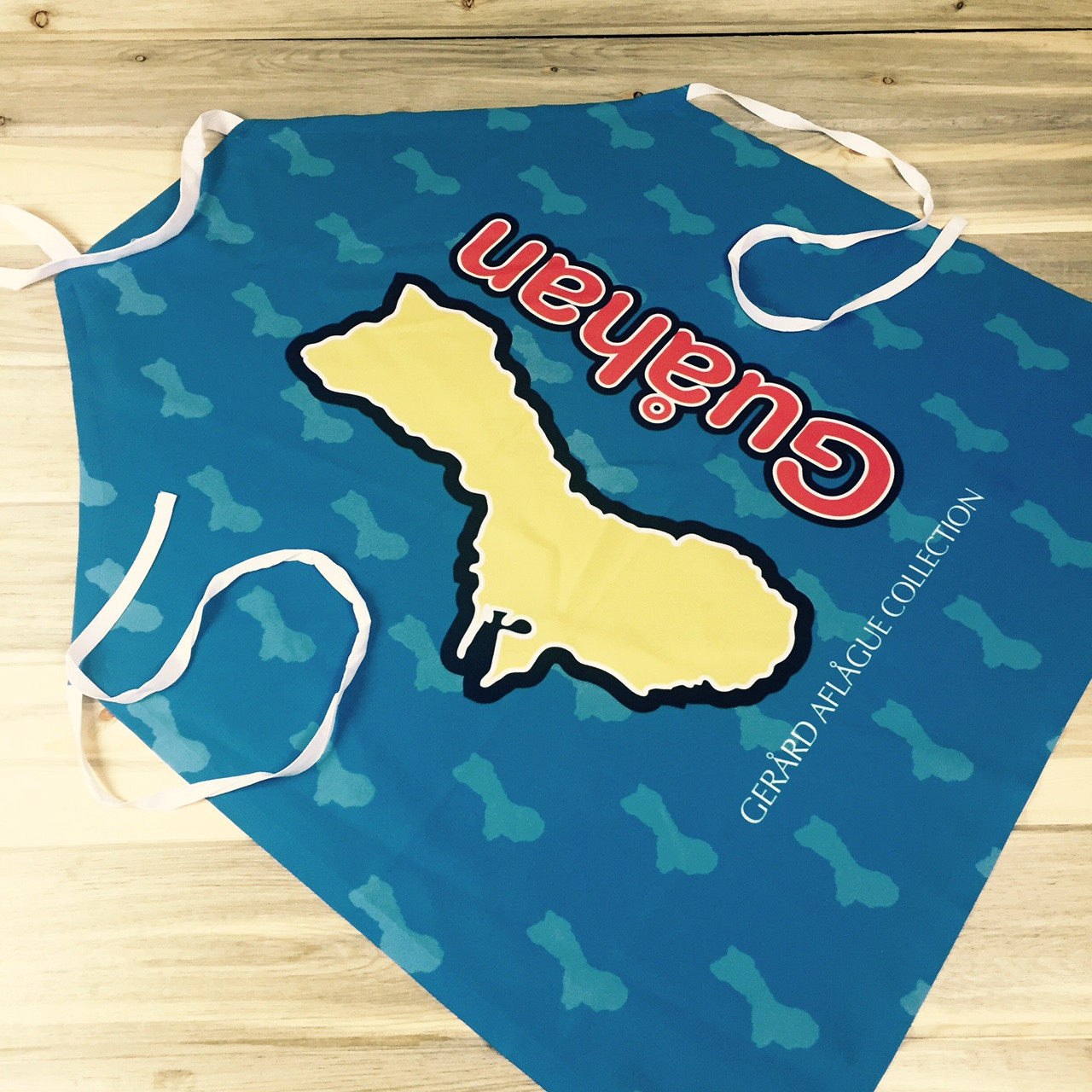 Guam Gifts | Guam Apparel - Apron - Guahan Island | Gerard Aflague ...