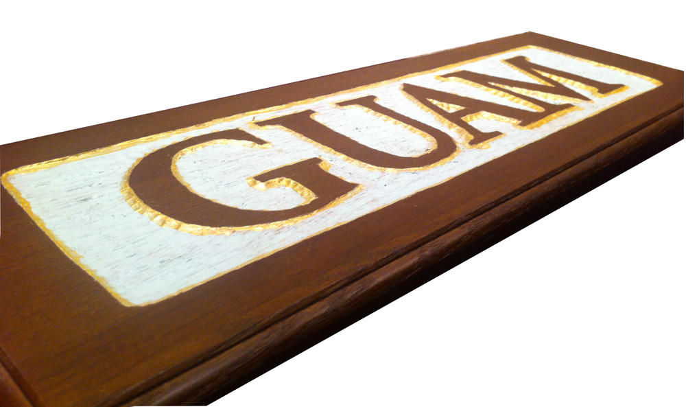 Guam Gifts | Guam Products - Wood Relief Carving - Guam | Gerard ...