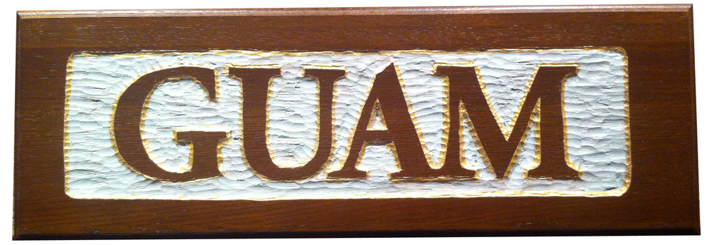 Guam Gifts | Guam Products - Wood Relief Carving - Guam | Gerard ...
